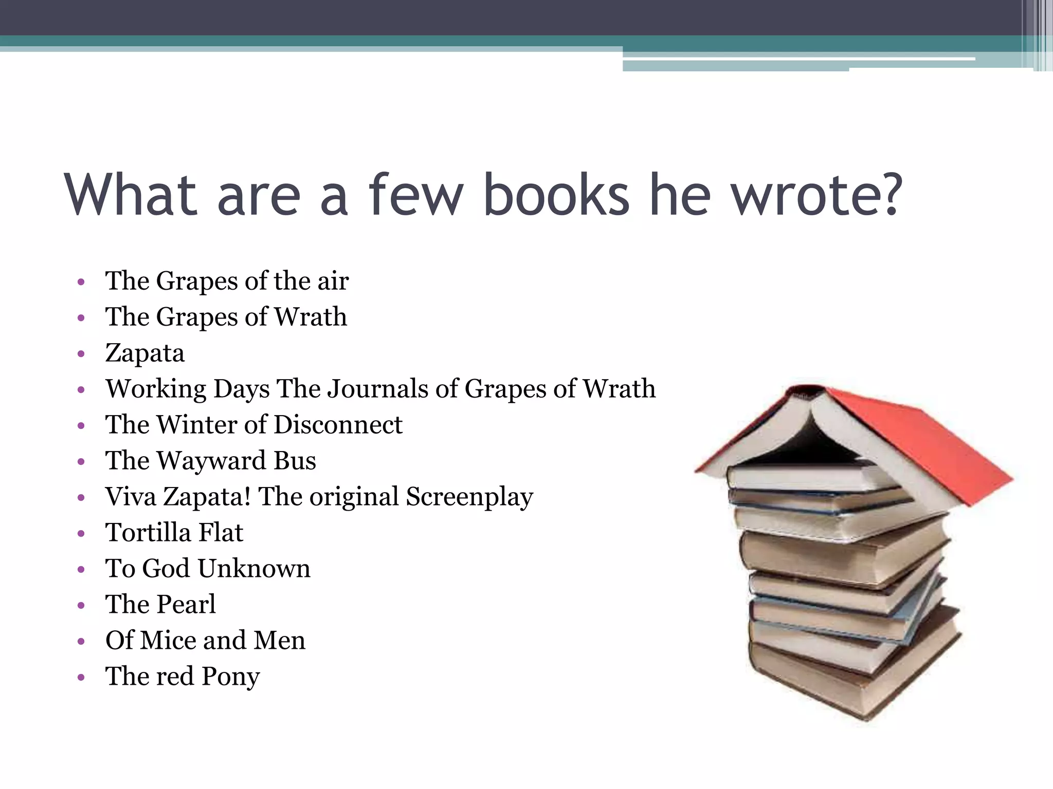 John Steinbeck | PPTX