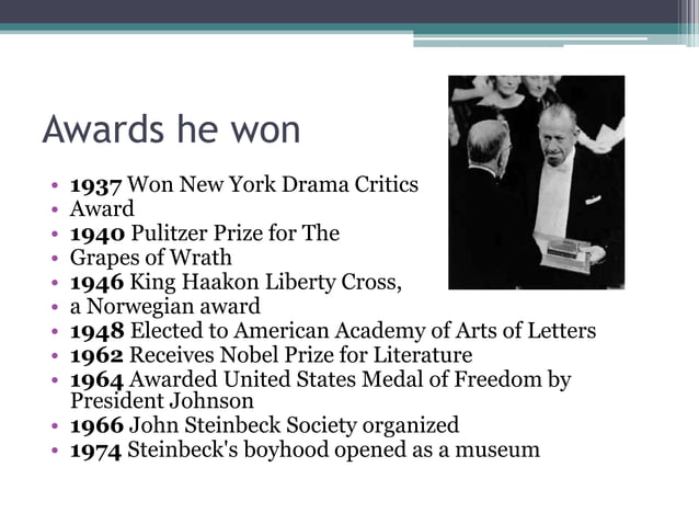 John Steinbeck | PPTX