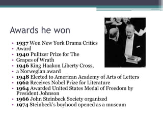 John Steinbeck | PPT