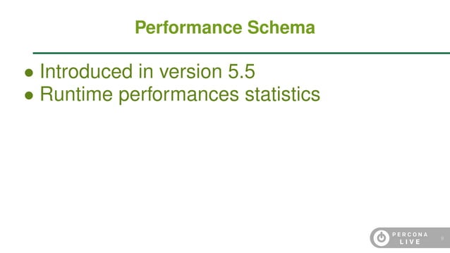 MySQL Performance Schema in Action: the Complete Tutorial | PDF ...