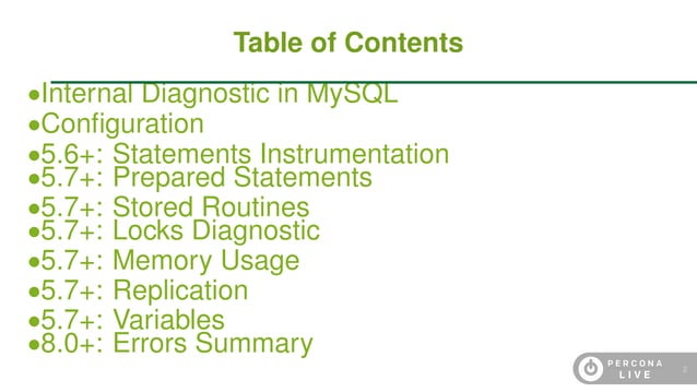 MySQL Performance Schema in Action: the Complete Tutorial | PDF ...