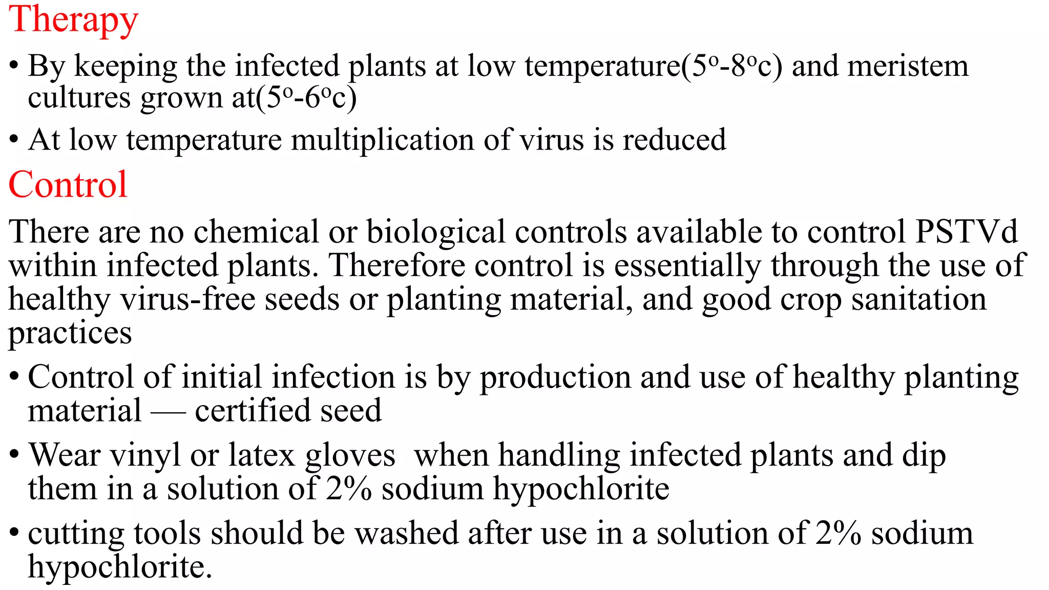 viroid diseases (potato spindle tuber viroid disease),coconut cadang ...