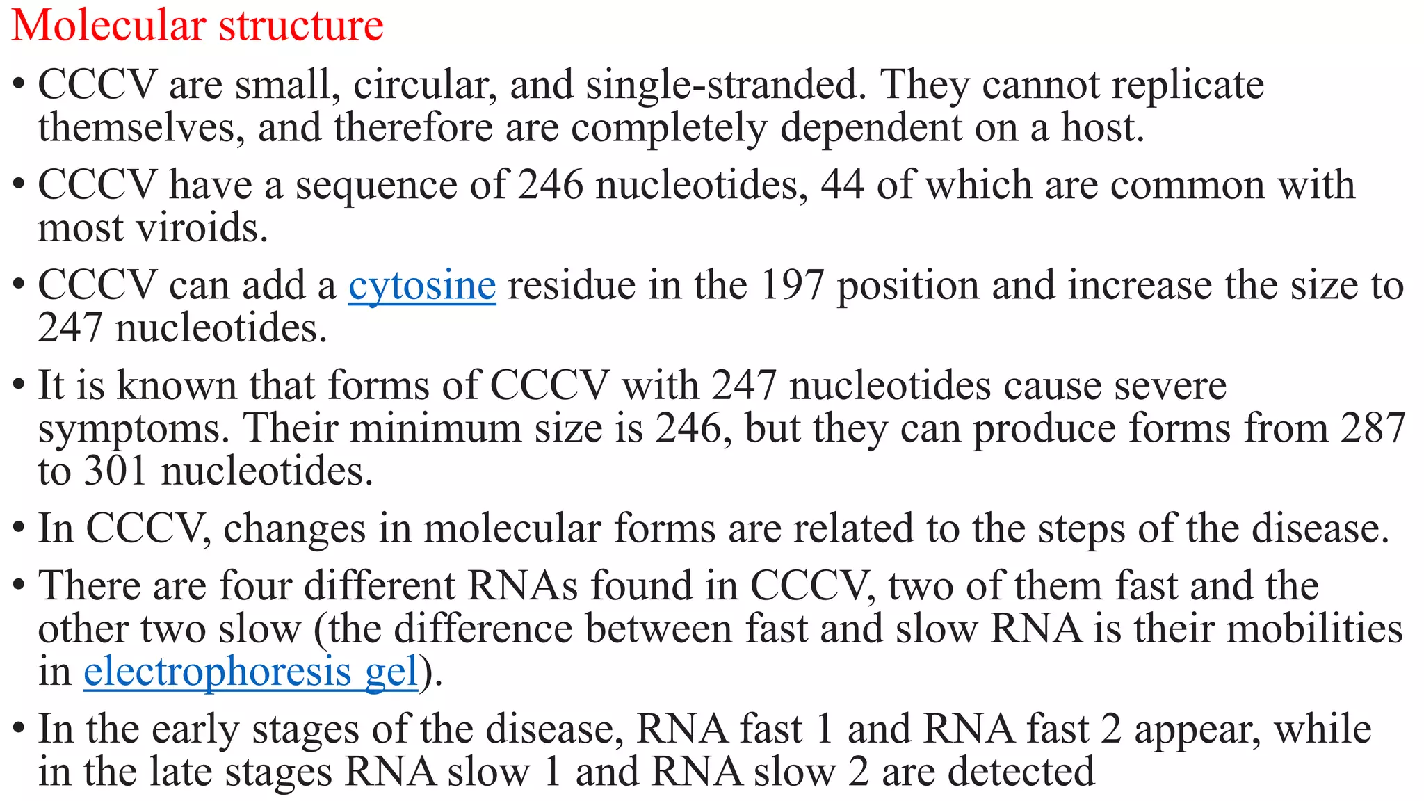 viroid diseases (potato spindle tuber viroid disease),coconut cadang ...