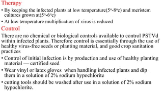 viroid diseases (potato spindle tuber viroid disease),coconut cadang ...