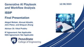PSU 2023 Final Presentation ISSIP_AI_Collab.pptx