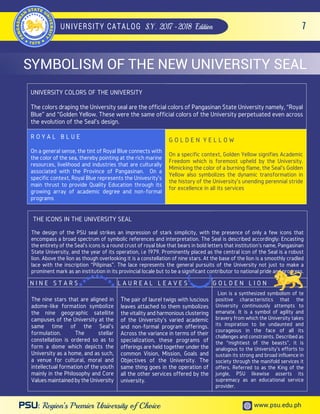 Pangasinan State University Catalog S.Y 2017-2018 | PDF