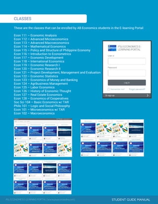 PSU Economics E-learning Guide for Students | PDF