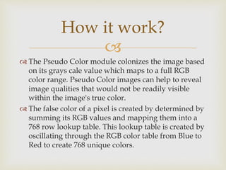 Psuedo color | PPT