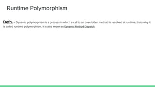 Inheritance and Polymorphism | PPT