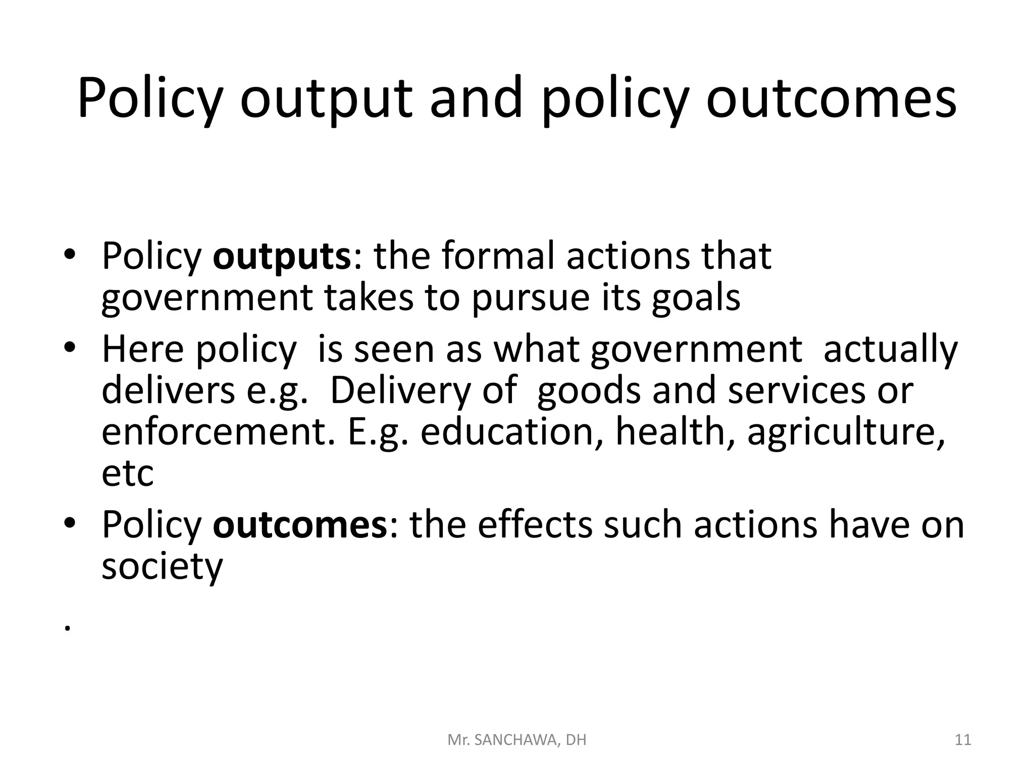 PUBLIC POLICY: AN INTRODUCTION | PPTX