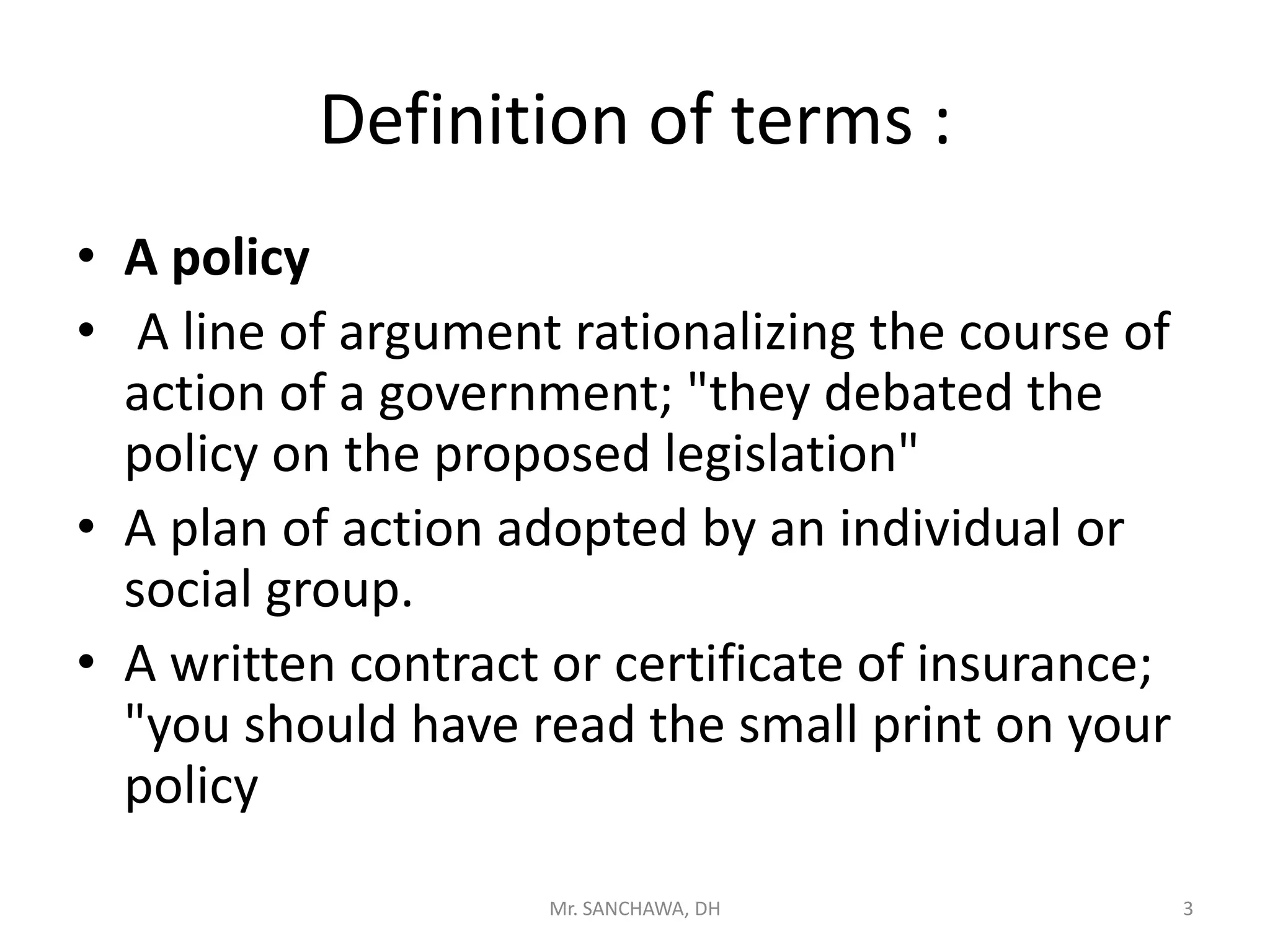 PUBLIC POLICY: AN INTRODUCTION | PPTX