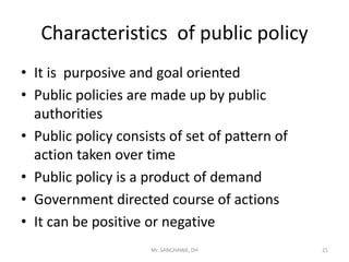 PUBLIC POLICY: AN INTRODUCTION | PPTX