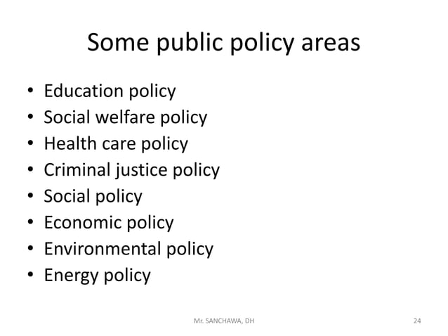 PUBLIC POLICY: AN INTRODUCTION | PPTX | Political Issues & policy ...
