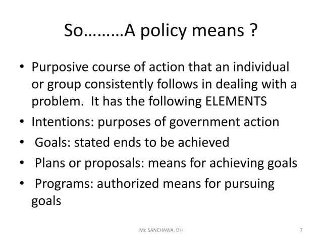 PUBLIC POLICY: AN INTRODUCTION | PPTX | Political Issues & policy ...