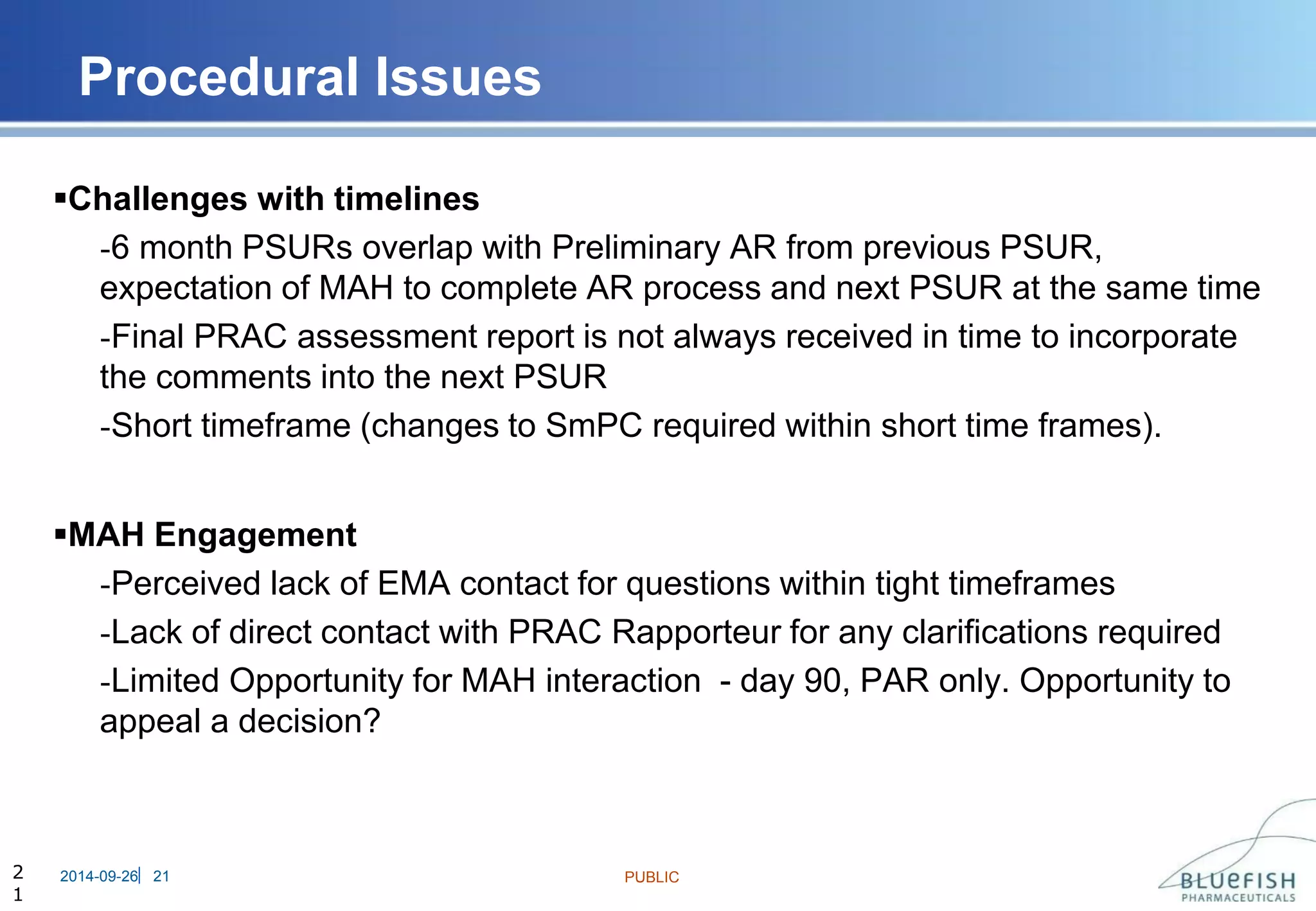 General principles of Periodic Safety Update Reports(PSUR)Psur by Julia ...