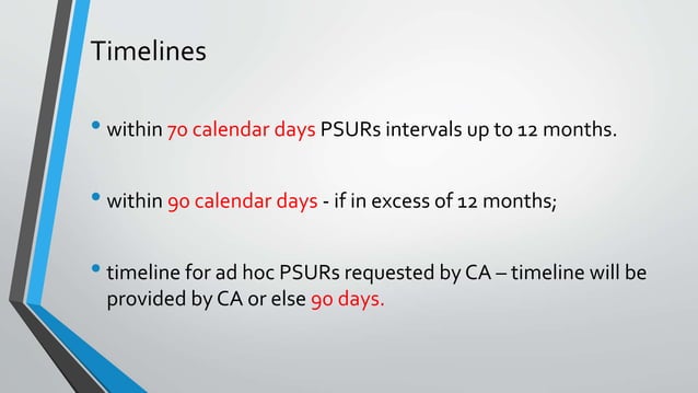Periodic Safety Update Report (PSUR) | PPTX | Medical Health