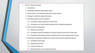 Periodic Safety Update Report (PSUR) | PPTX