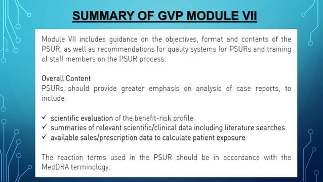 PSUR | PPTX | Pharmaceutical Industry | Industries