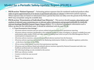 PSUR Requirements | PPTX