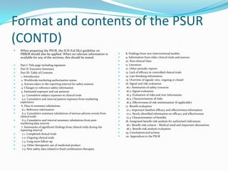 PSUR Requirements | PPTX