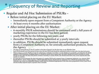 PSUR Requirements | PPTX