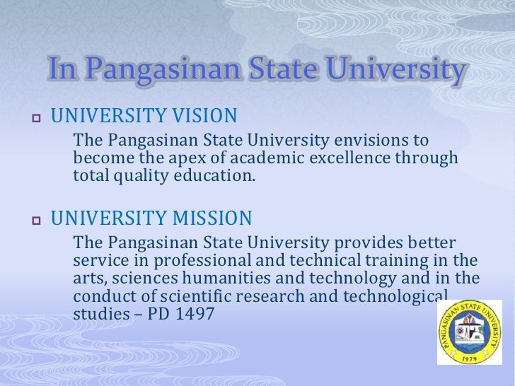 PSU Vision and Mission