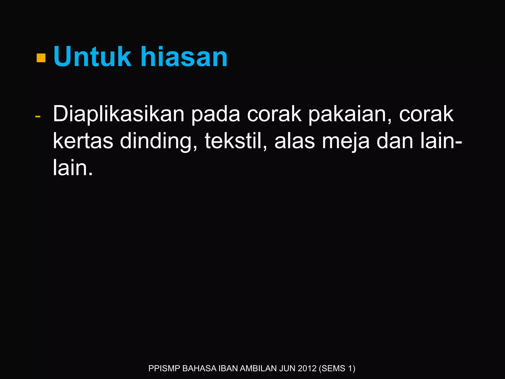 Pendidikan Seni Visual (Jalinan) | PPTX