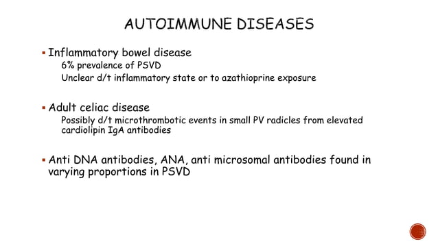 Portosinusoidal Vascular Disease (PSVD) | PPTX | Blood Disorders ...