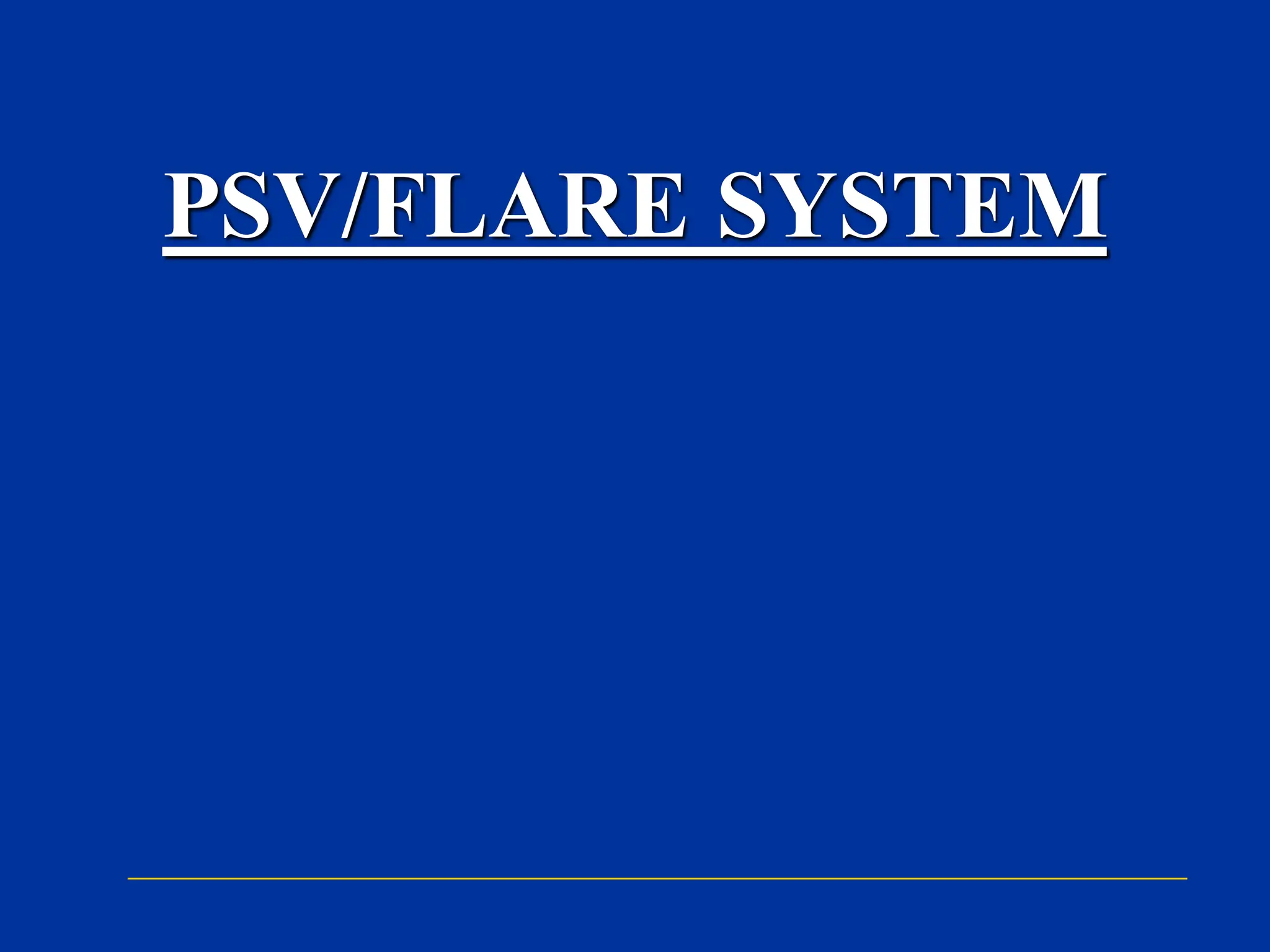 PSV Flare system PSV Flare system PSV Flare system | PDF