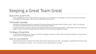 Building a World Class Team | PPTX