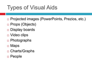 Ps visual aids | PPT