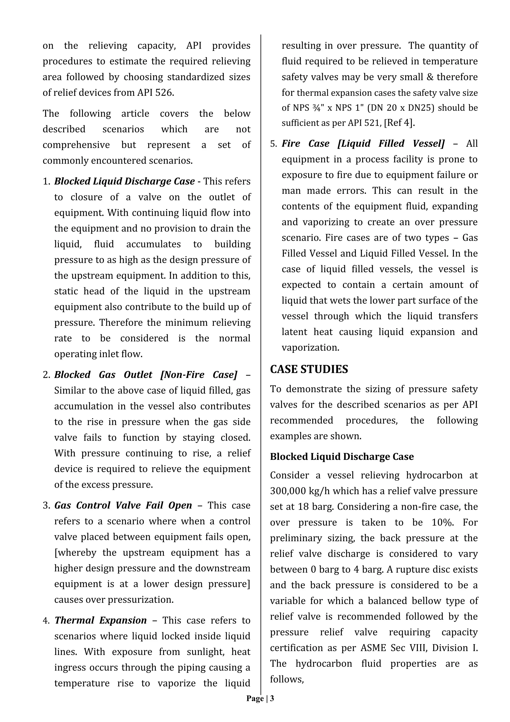 Pressure Safety Valve Sizing - API 520/521/526 | PDF