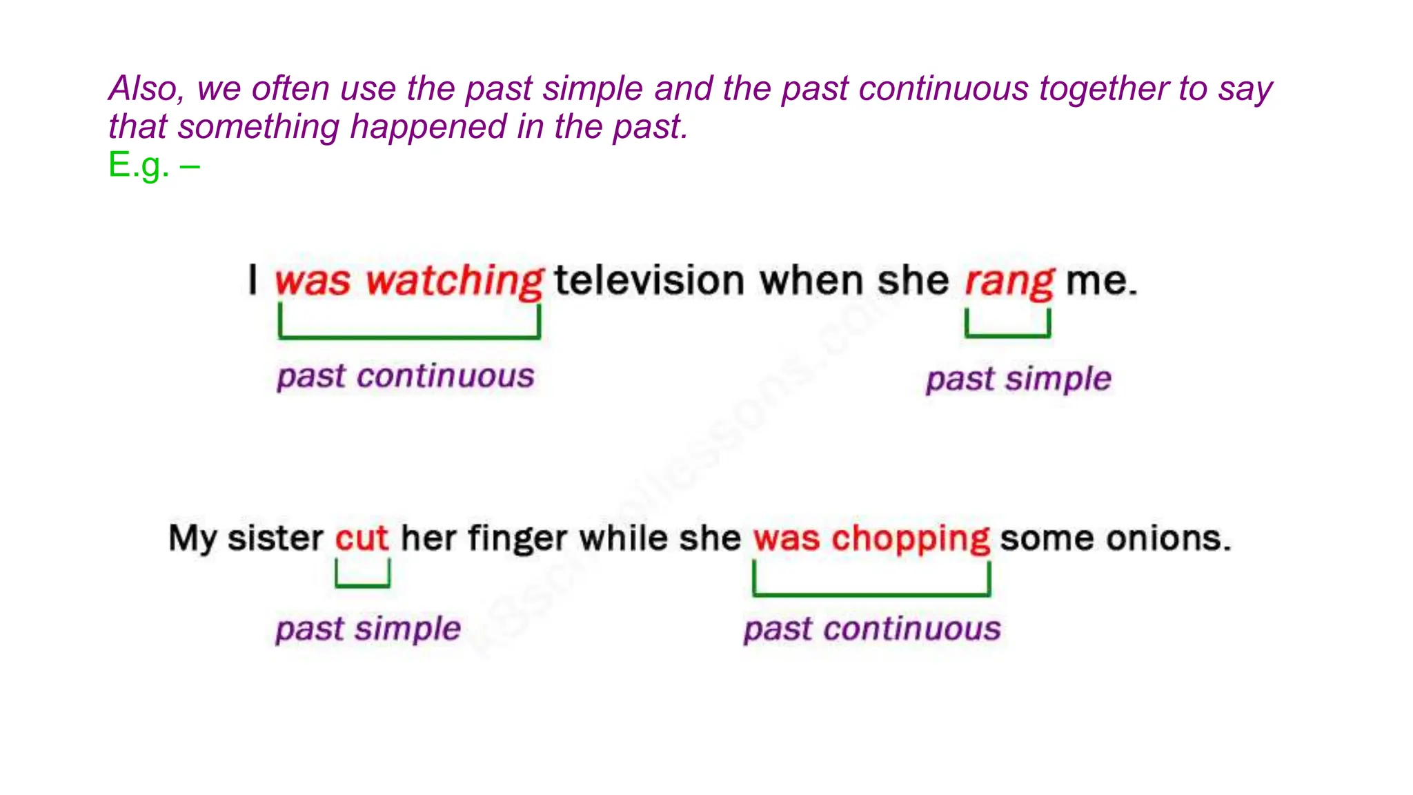 Past simple past continuous english grammar | PPTX