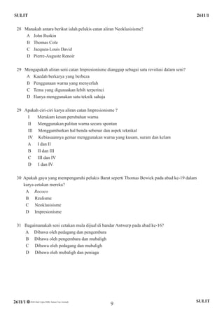 Psv ting 4 kertas 1 akhir tahun 111 | PDF