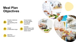 PSW 4 Mrs. Smith Meal Plan for a 75 year old vegetarian with pressure ...