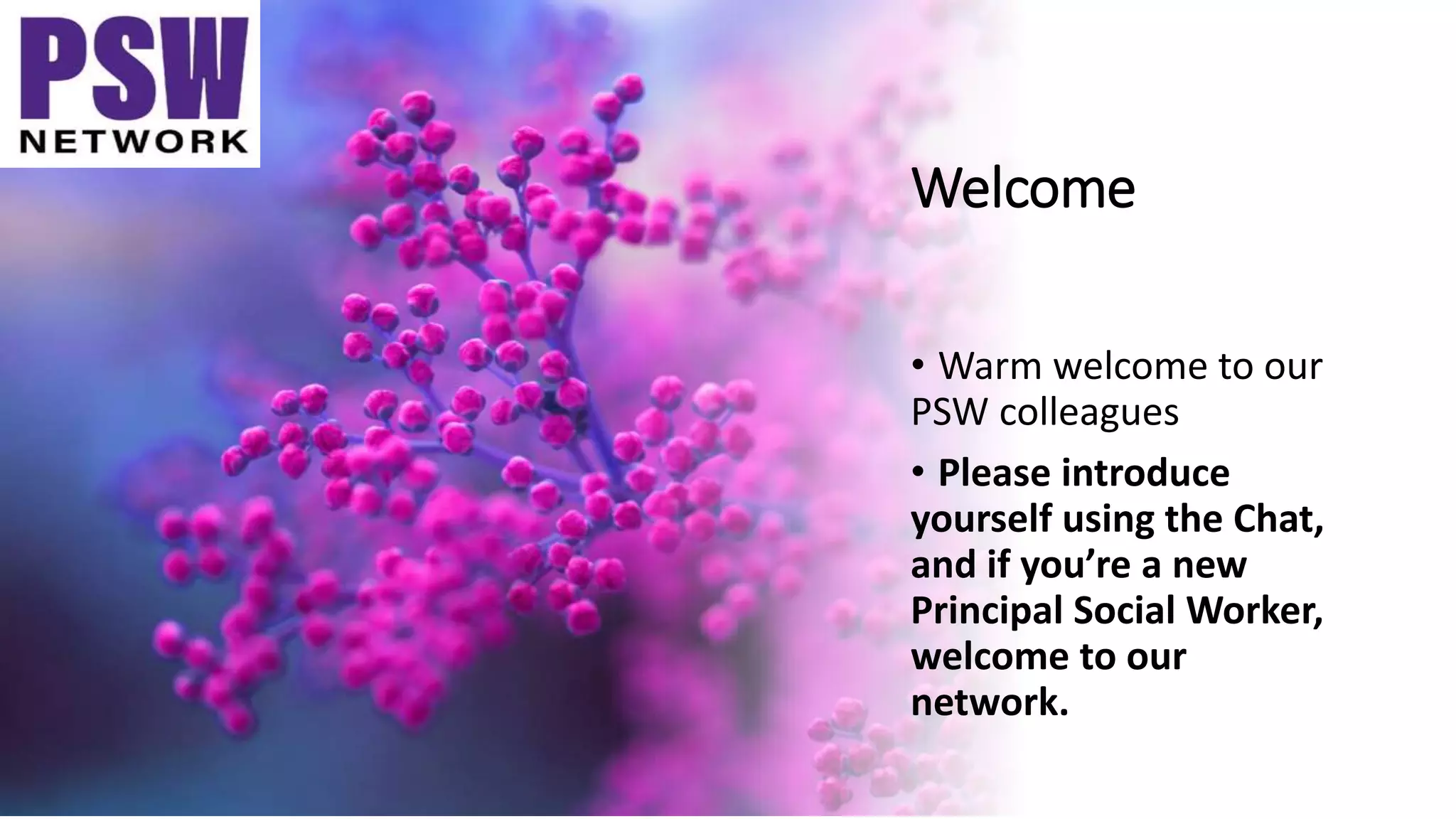 PSW Network Event 3 May | PPTX