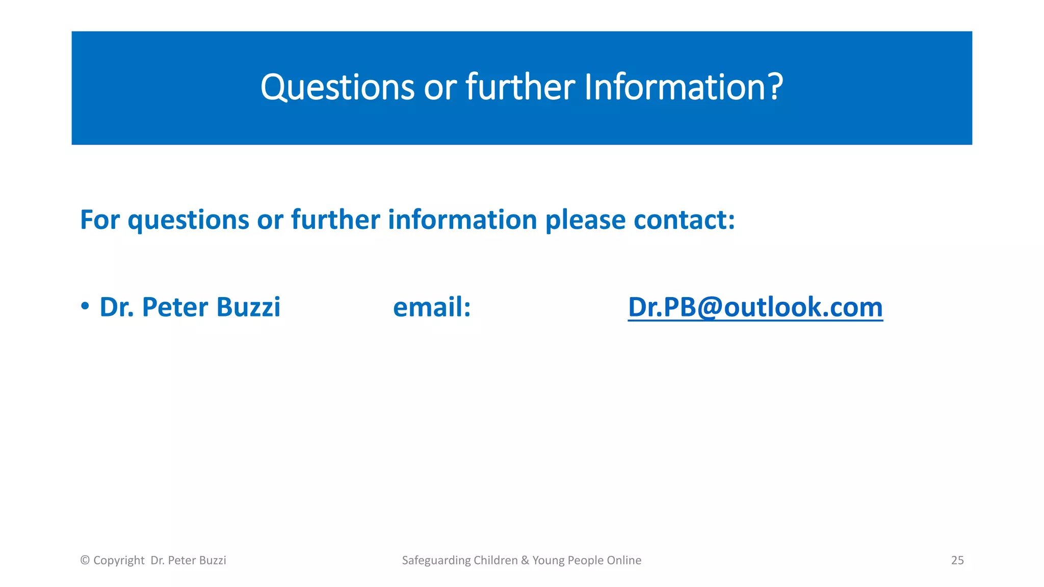 Safeguarding Children & Young People Online | PPT