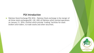 Pakistan Stock Exchange | PPTX