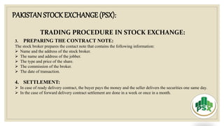 Pakistan Stock Exchange (PSX) | PPTX