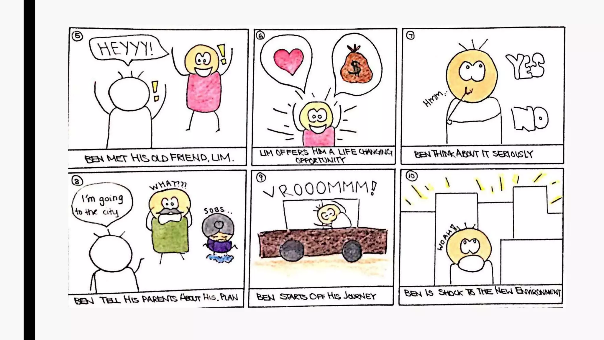 Psy comic slide | PPTX