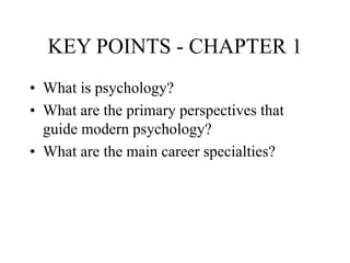 intro to Psychology | PPT