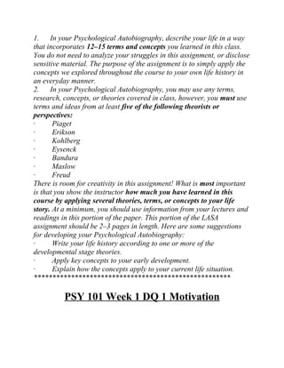 Psy 101 Massive Success / snaptutorial.com