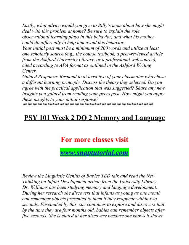 Psy 101 Massive Success / snaptutorial.com