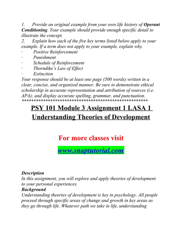 Psy 101 Massive Success / snaptutorial.com