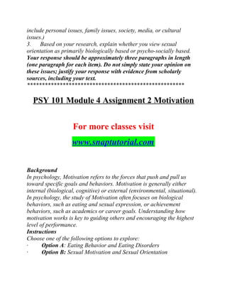 Psy 101 Massive Success / snaptutorial.com