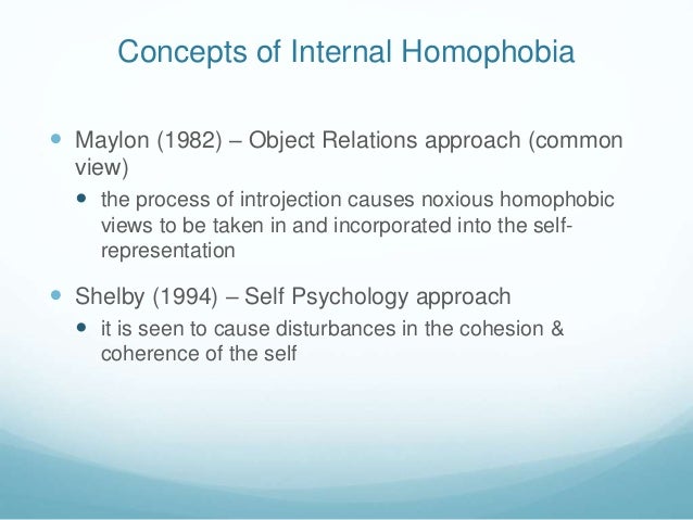 Clinical Implication of Internalized Heterosexism & Internalized Homo…