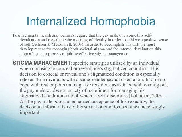 Clinical Implication of Internalized Heterosexism & Internalized Homo…