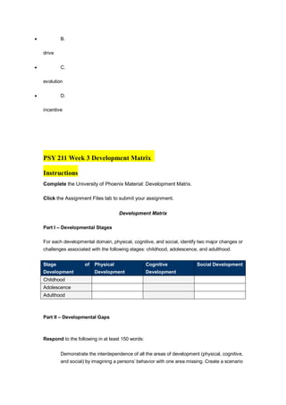 Psy 211 psy211 | PDF