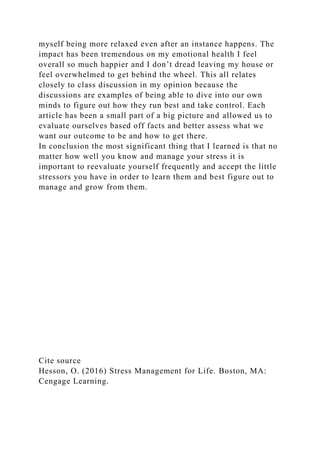 PSY2230 Stress and Its ManagementAssignment 2 Target Beha.docx