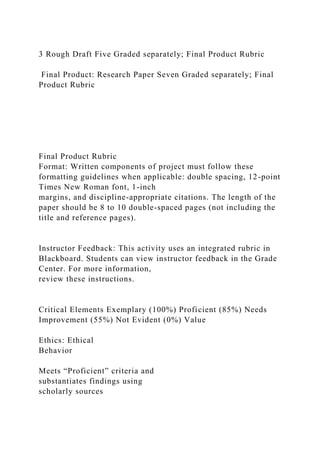 PSY 257 Final Project Guidelines and Grading Guide O.docx